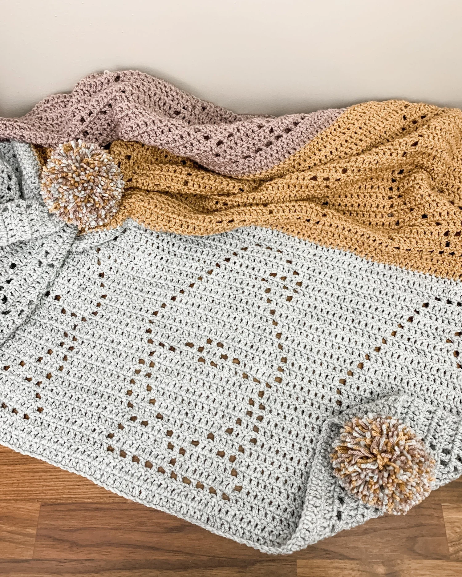 Hope Blanket :: Filet Crochet Pattern :: Awareness Ribbon — Owl B ...