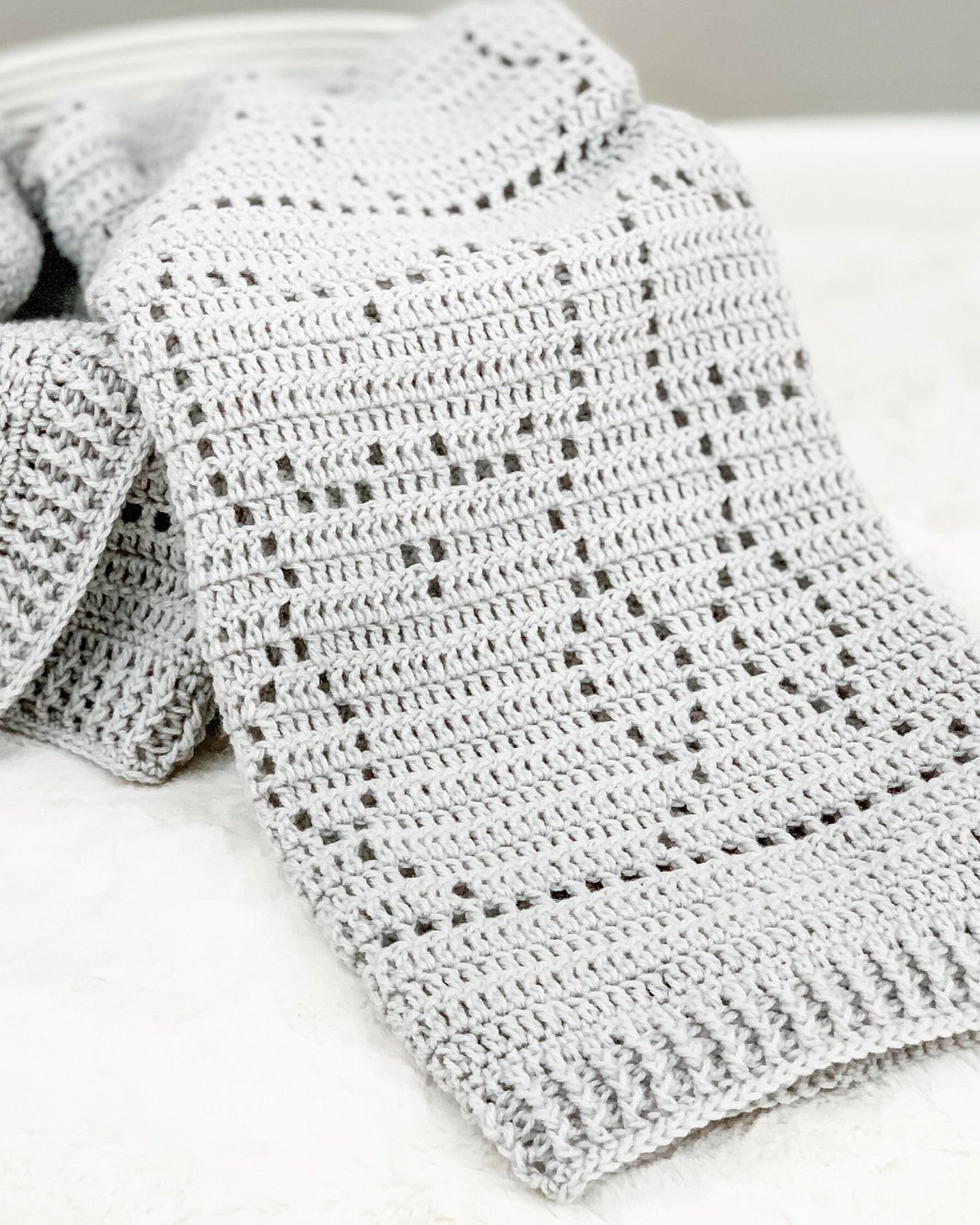 Hope Blanket :: Filet Crochet Pattern :: Awareness Ribbon — Owl B ...