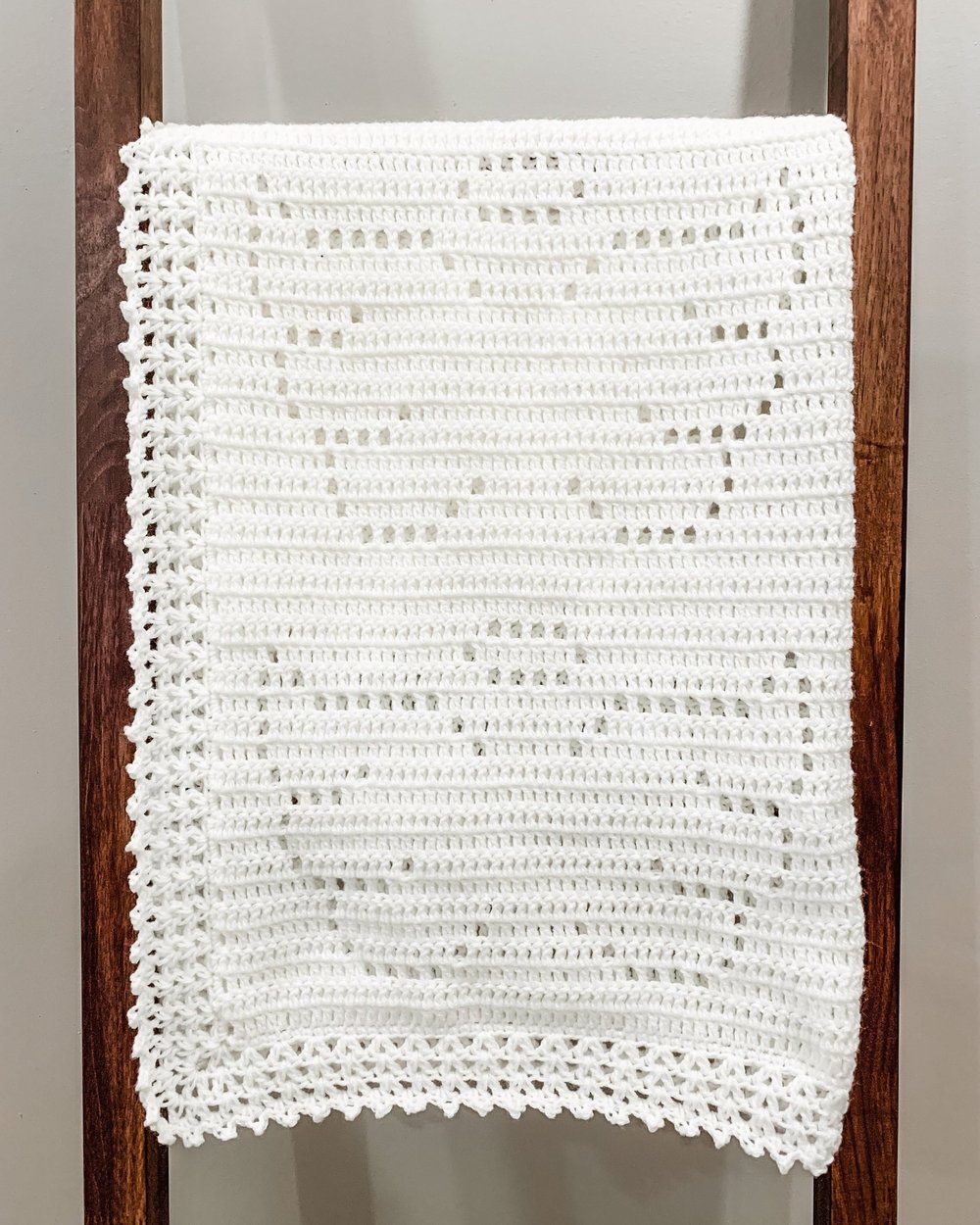 Filet Crochet Alphabet Baby Blanket Pattern — Owl B. Hooked - Filet ...