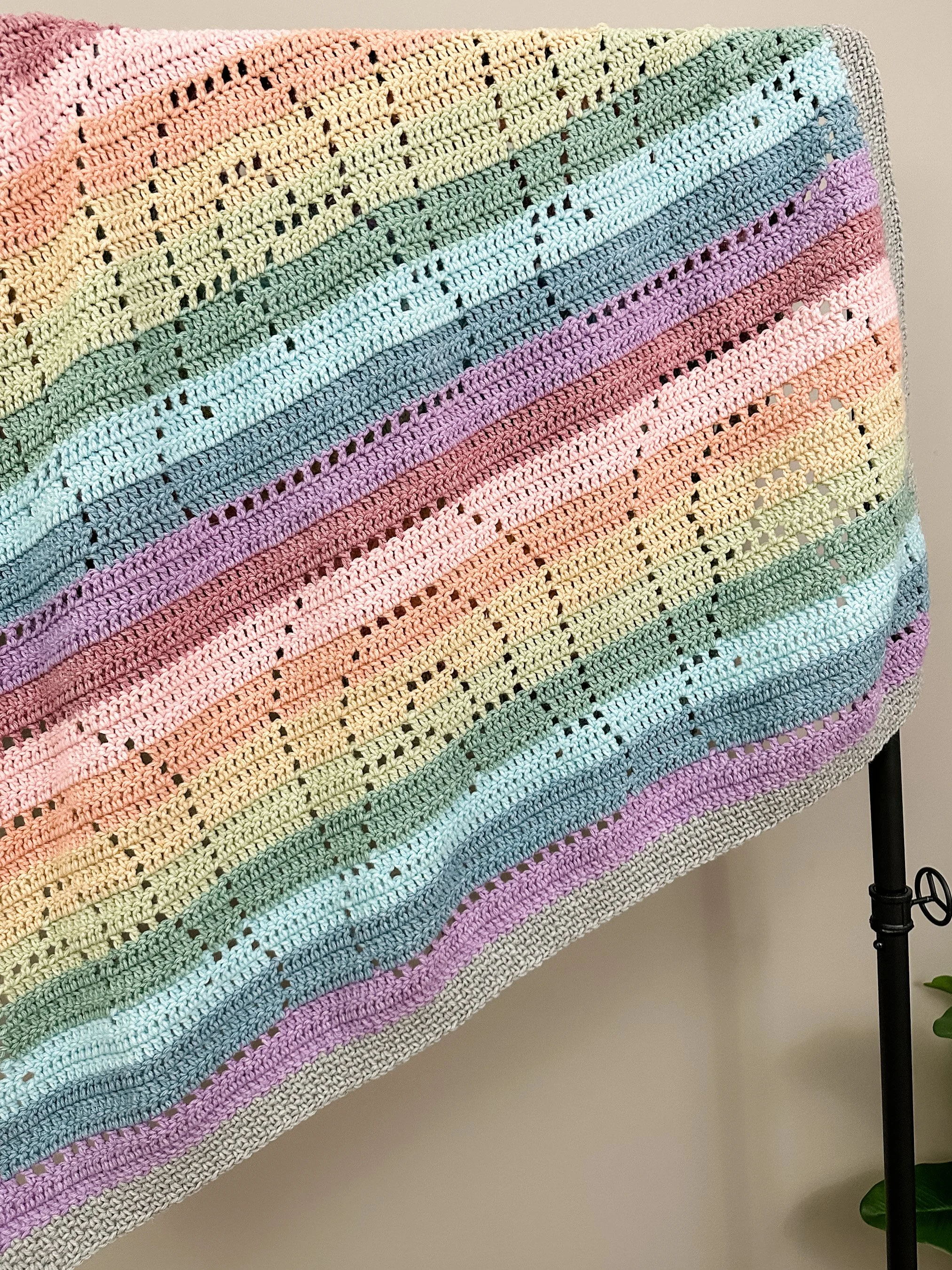 Filet Crochet Alphabet Baby Blanket Pattern — Owl B. Hooked - Filet ...