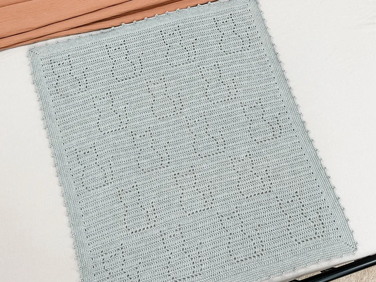 Filet Crochet Blanket Patterns — Owl B. Hooked - Filet Crochet Blanket ...