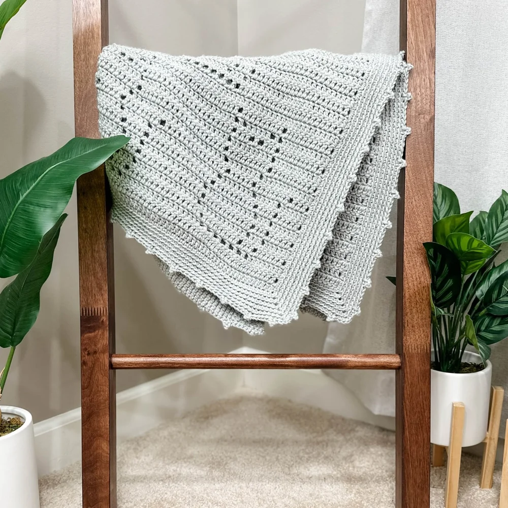 Filet Crochet Blanket Patterns — Owl B. Hooked - Filet Crochet Blanket ...
