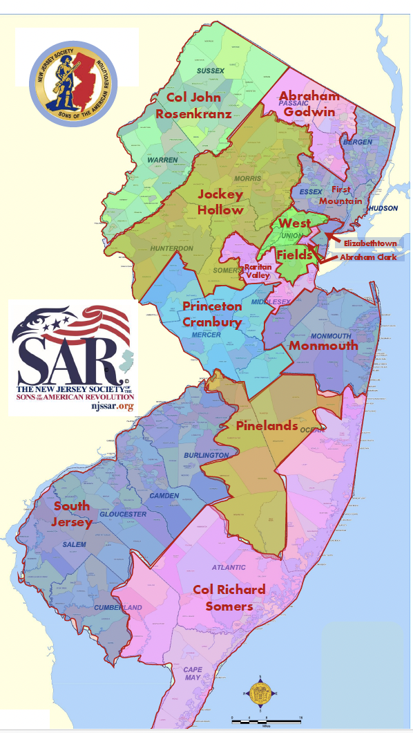 Chapters — New Jersey Society, Sons of the American Revolution