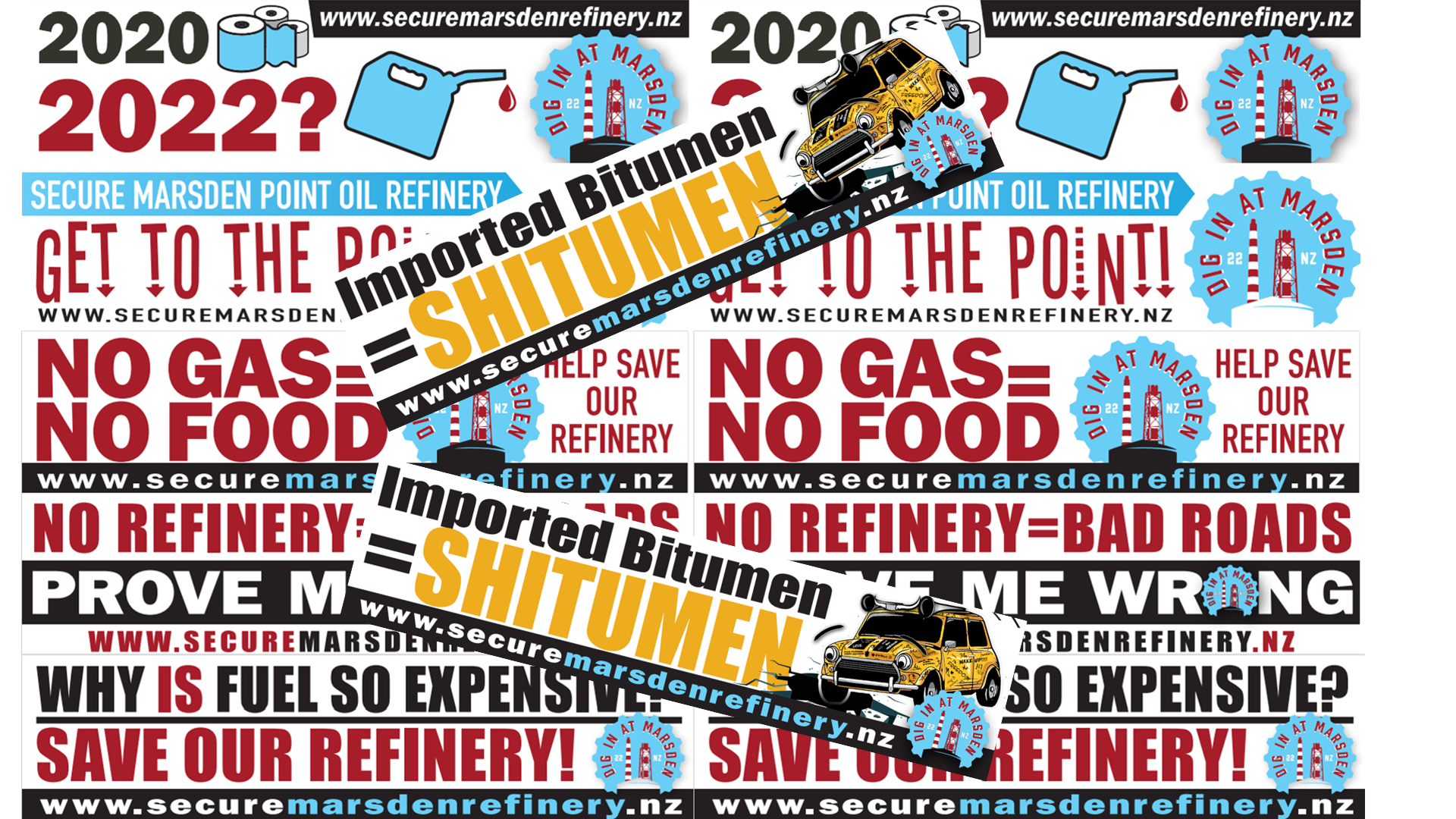 Bumper Stickers — Dig In At Marsden