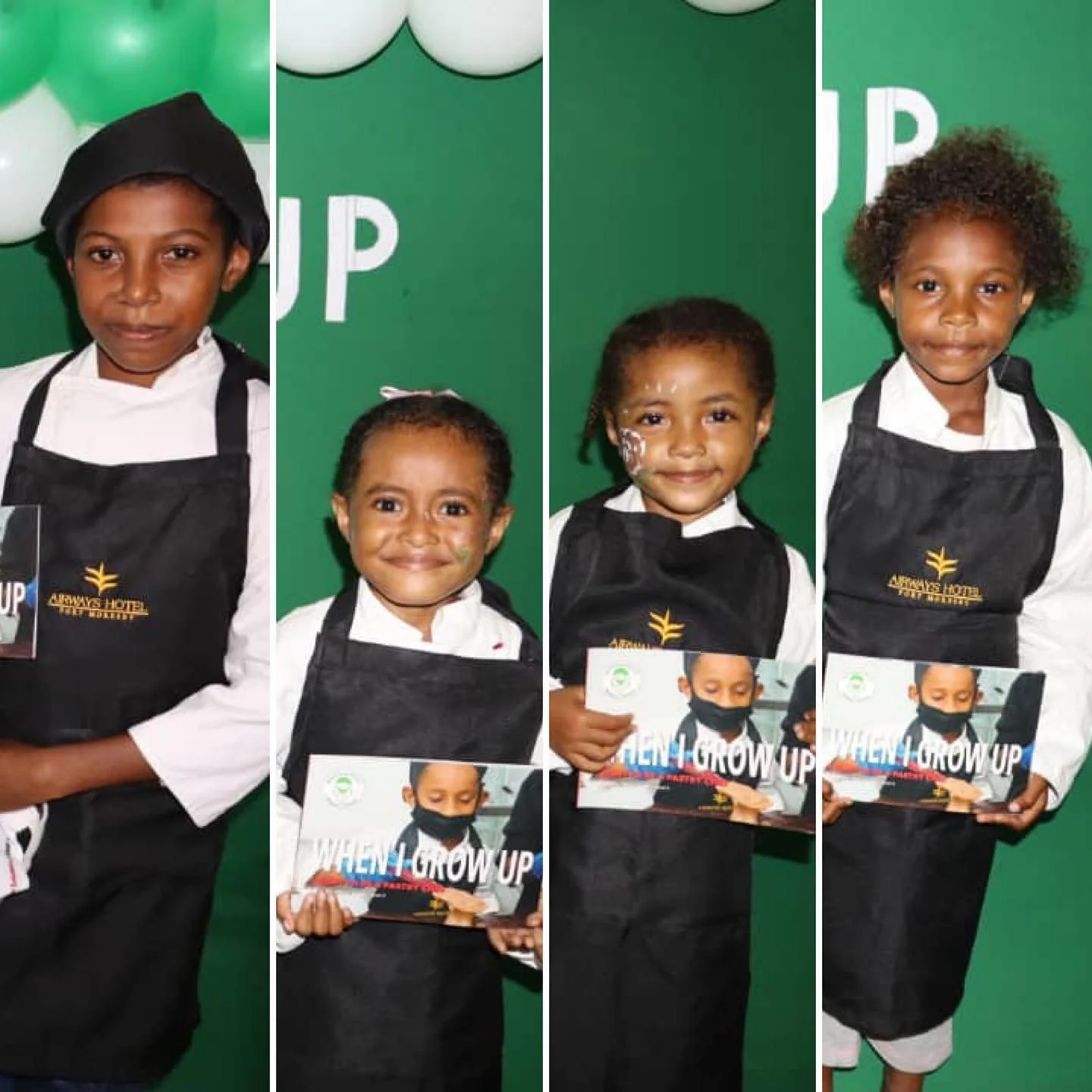 Education stall and learning about future PNG jobs — Buk bilong Pikinini