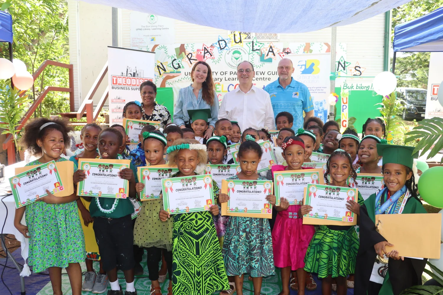 Buk bilong Pikinini Celebrates 98 Young Graduates with the UPNG Vice ...