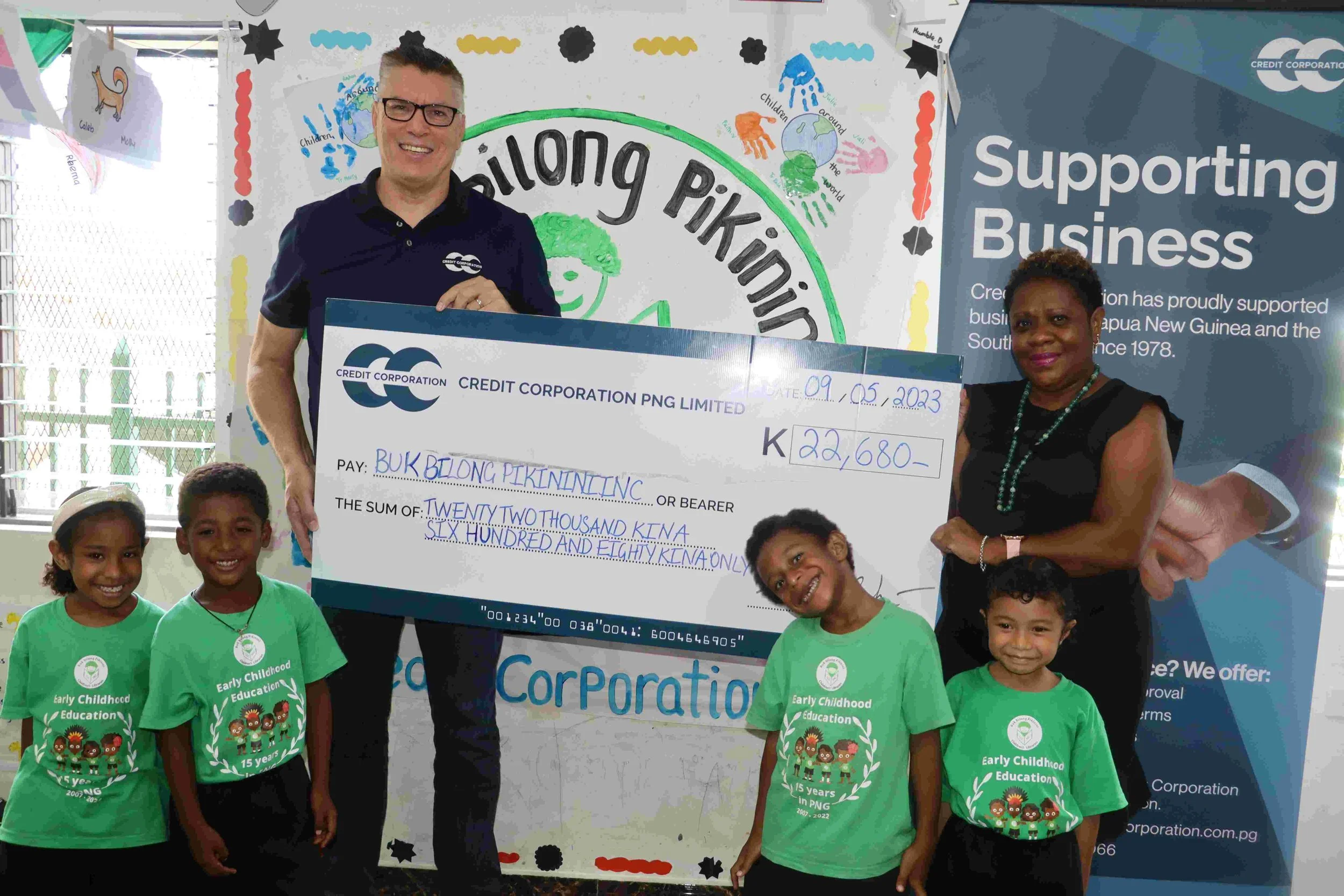 BbP receives support from Credit Corp PNG — Buk bilong Pikinini