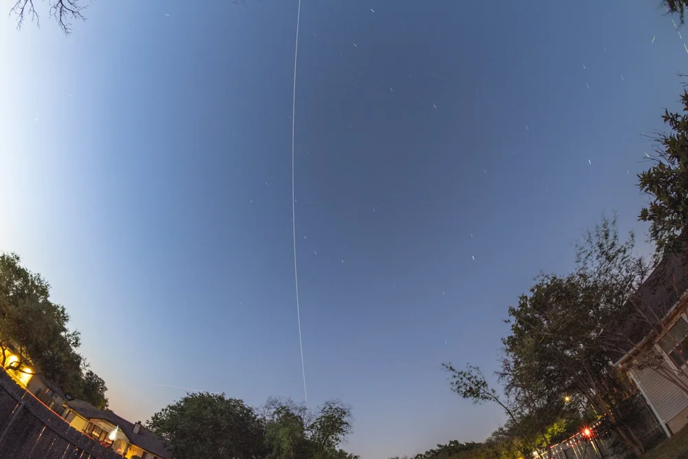 ISS pass over Austin — Sara Slate | Photography