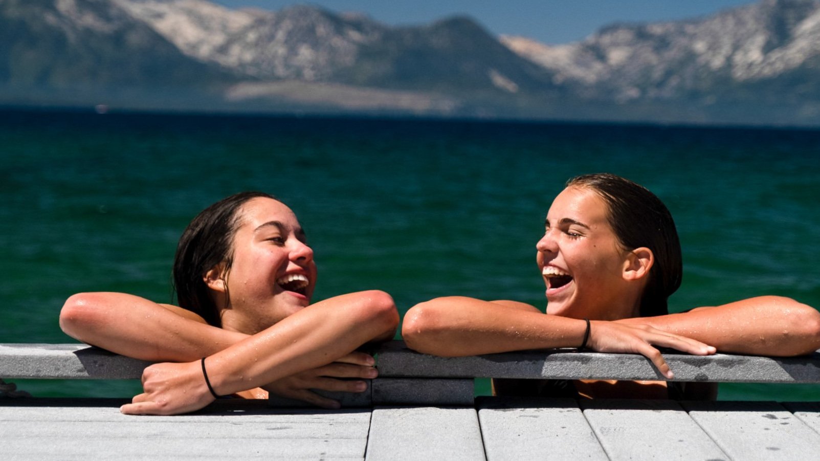 Lake Tahoe Beach Tanning