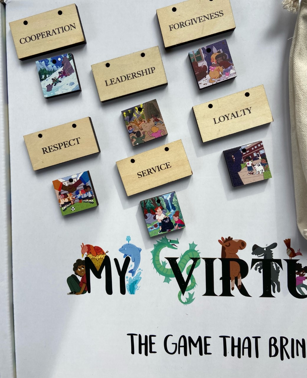 Extended Quest - Virtue Tabs and Badges, Wooden Version — My Virtuous Quest