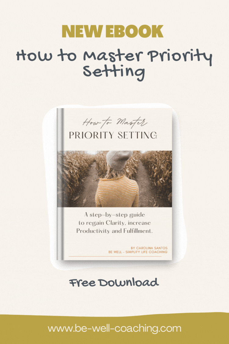 Be Well Coaching | Blog — Be Well - Simplify Life Coaching