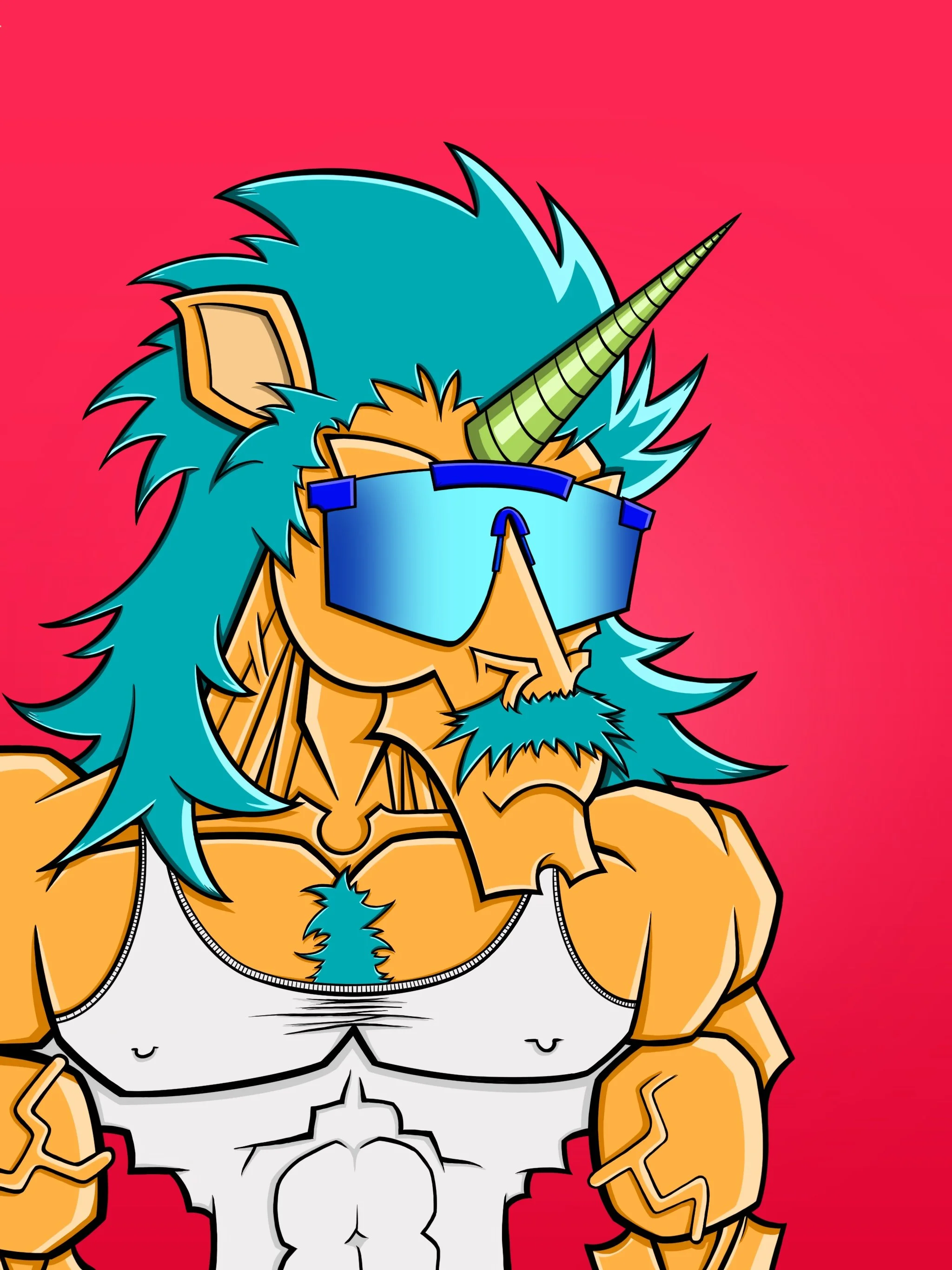 MUSCLE BEACH UNICORN CLUB
