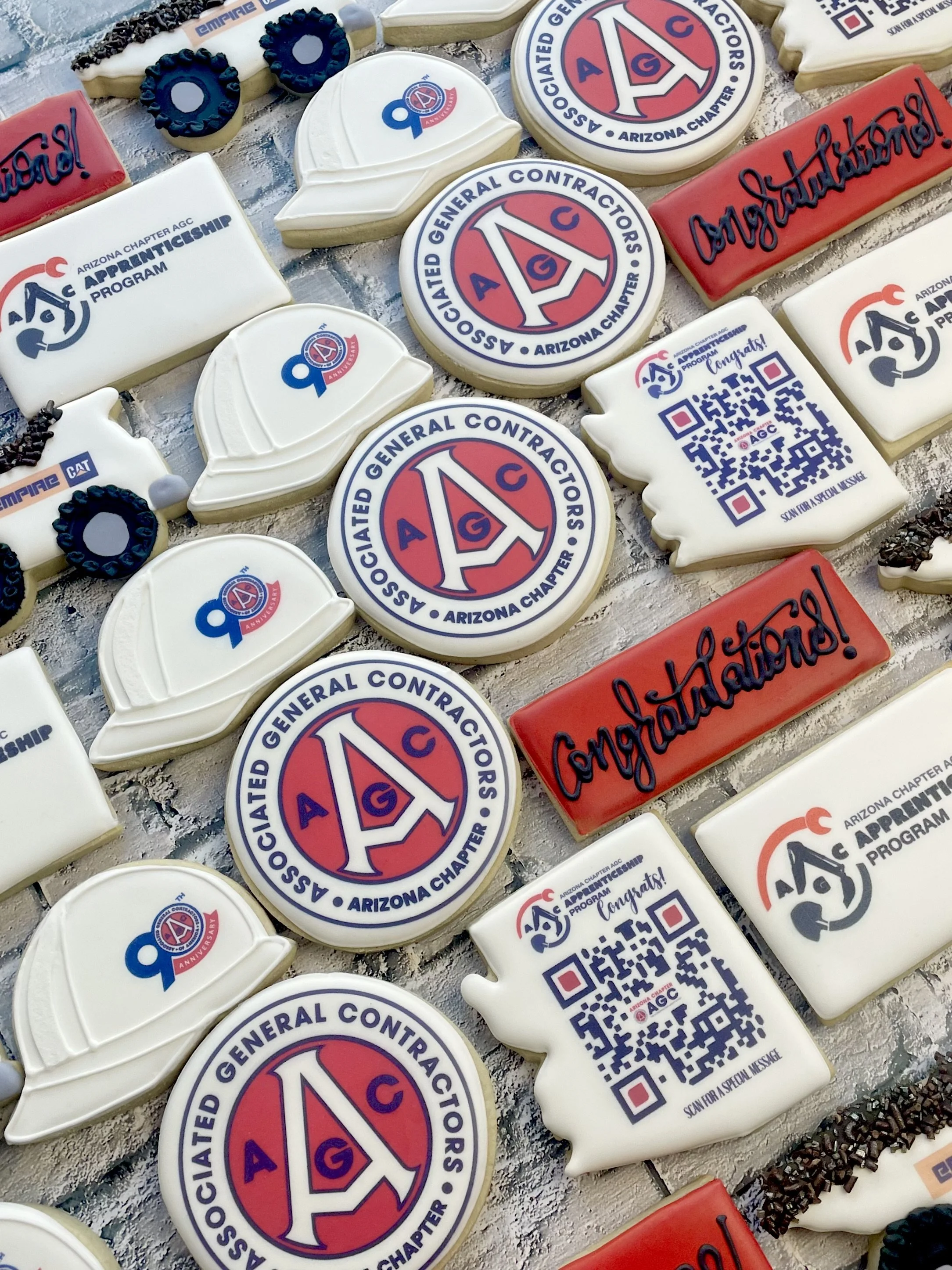 CUSTOM LOGO & QR CODE COOKIES & DECORATING KITS for BUSINESSES