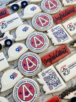 CUSTOM LOGO & QR CODE COOKIES & DECORATING KITS for BUSINESSES