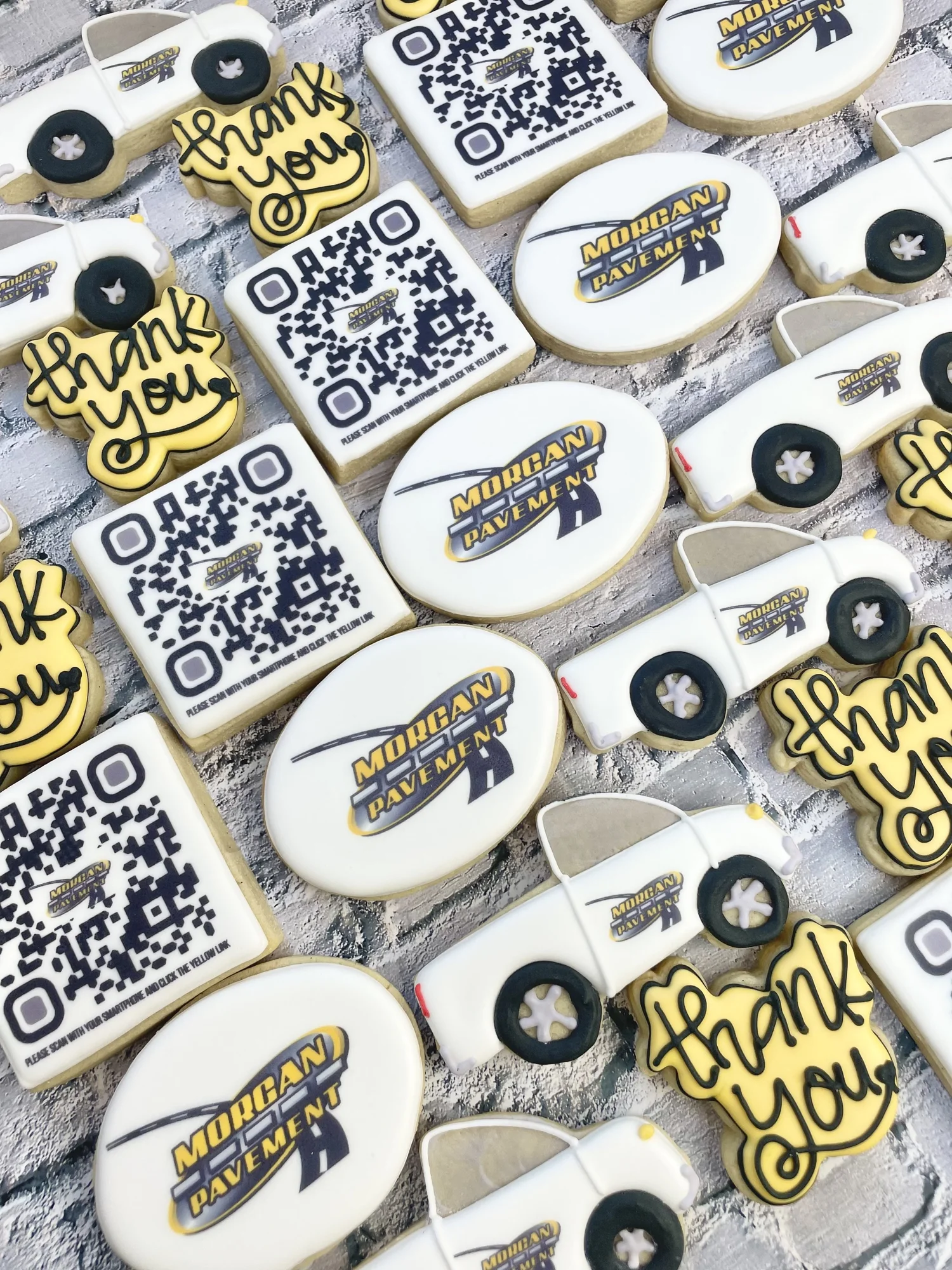 CUSTOM LOGO COOKIES; QR & PICTURE COOKIE EXPERTS-Cookie Mill