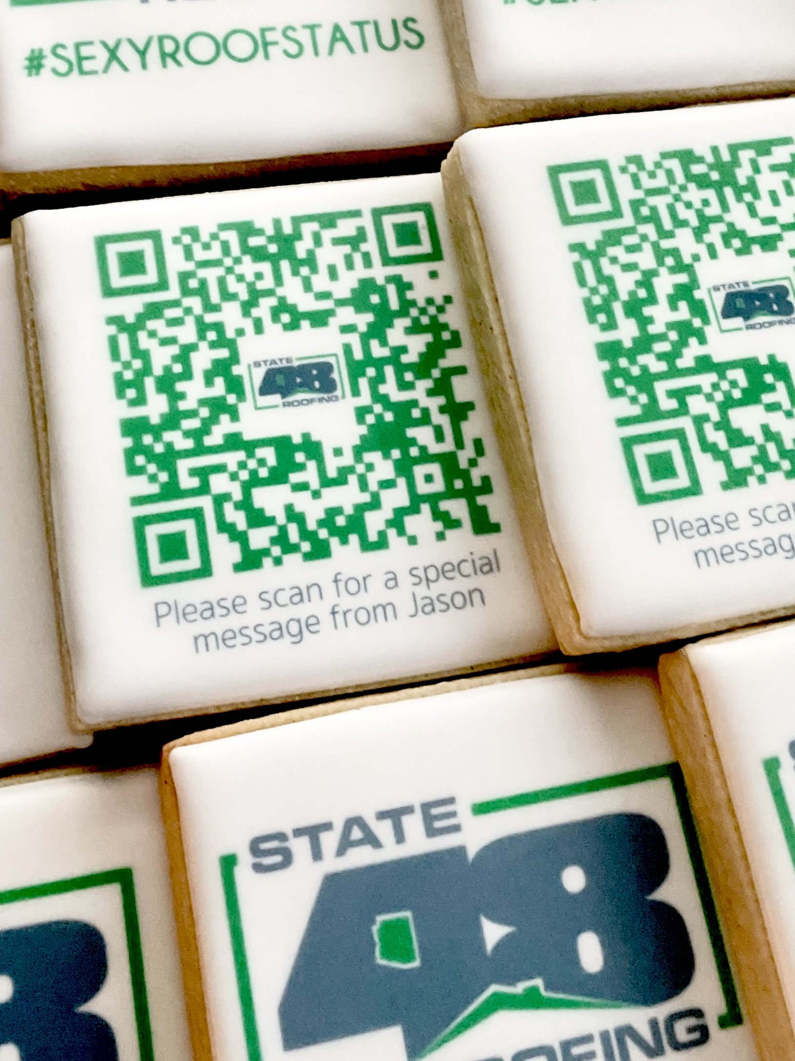 CUSTOM LOGO & QR CODE COOKIES & DECORATING KITS for BUSINESSES