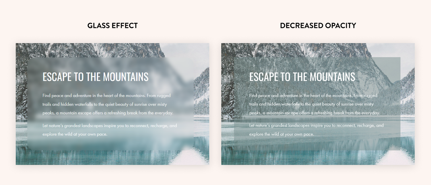 Add a Stunning Glass Effect to Your Squarespace Site with Simple CSS ...