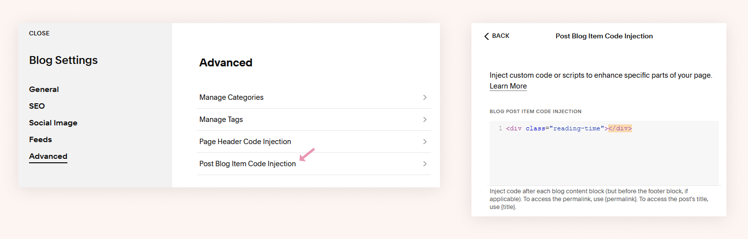 How to Add a Read Time to Your Squarespace Blog — Jessica Miller