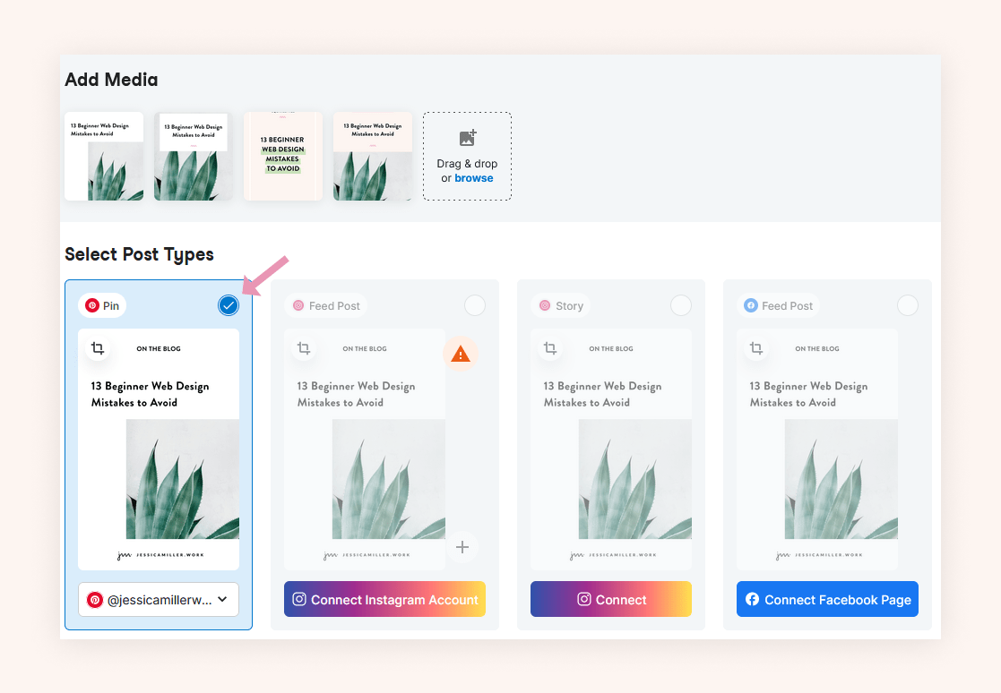 Create Pinterest Pins Fast Using Tailwind — Jessica Miller