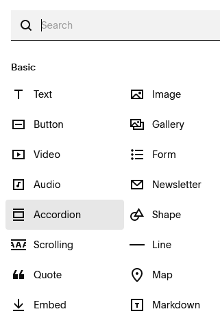 3 Ways to Design a Squarespace Accordion Block — Jessica Miller