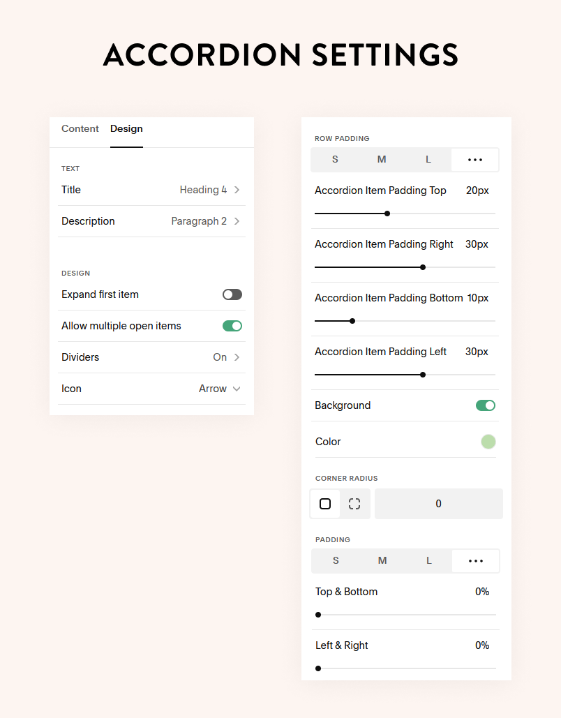 3 Ways to Design a Squarespace Accordion Block — Jessica Miller
