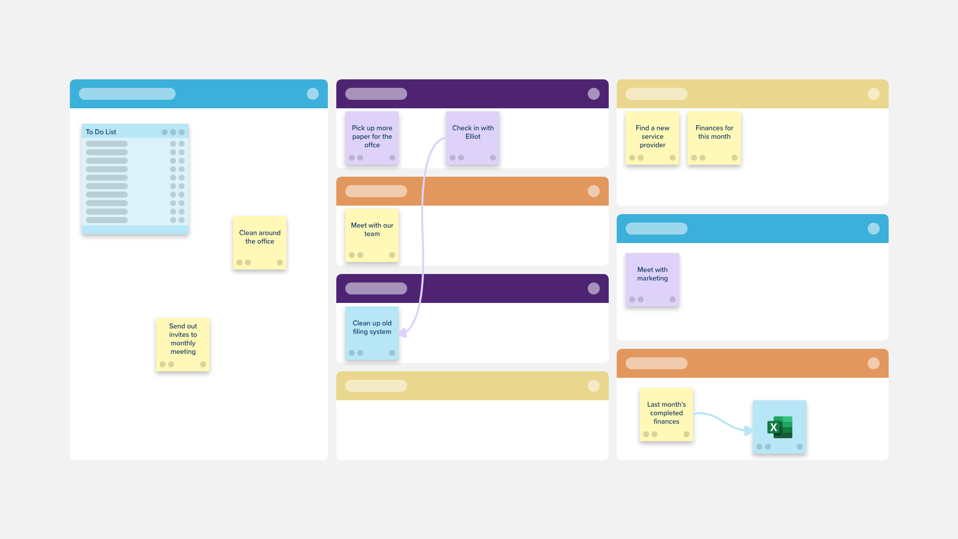 Getting Things Done (GTD) | Template — Stormboard Getting Things Done (GTD) | Template — Stormboard