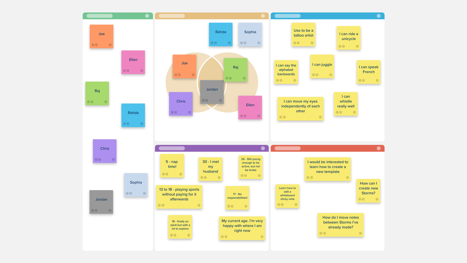 Meet and Greet | Template — Stormboard