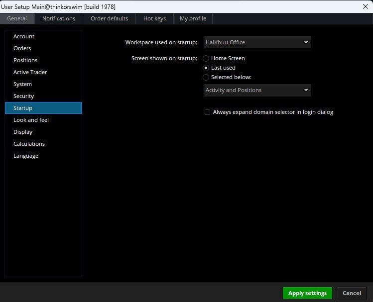 thinkorswim Multiple Monitors Setup Guide — HaiKhuu Trading