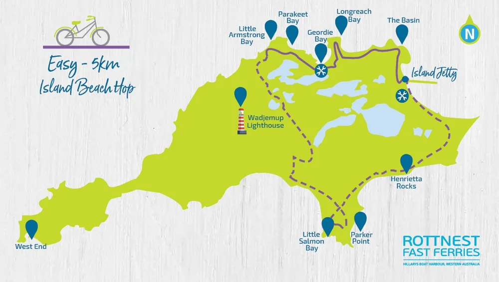 Rottnest Island Cycling Guide - Tips and Routes - Rottnest Fast Ferries
