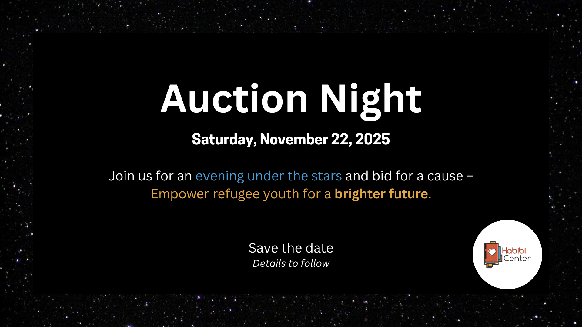 Auction Night — Habibi Center USA