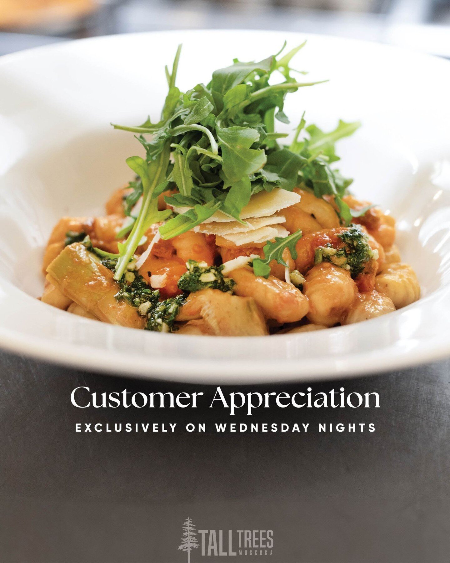 Catering Menu — Tall Trees Restaurant Muskoka