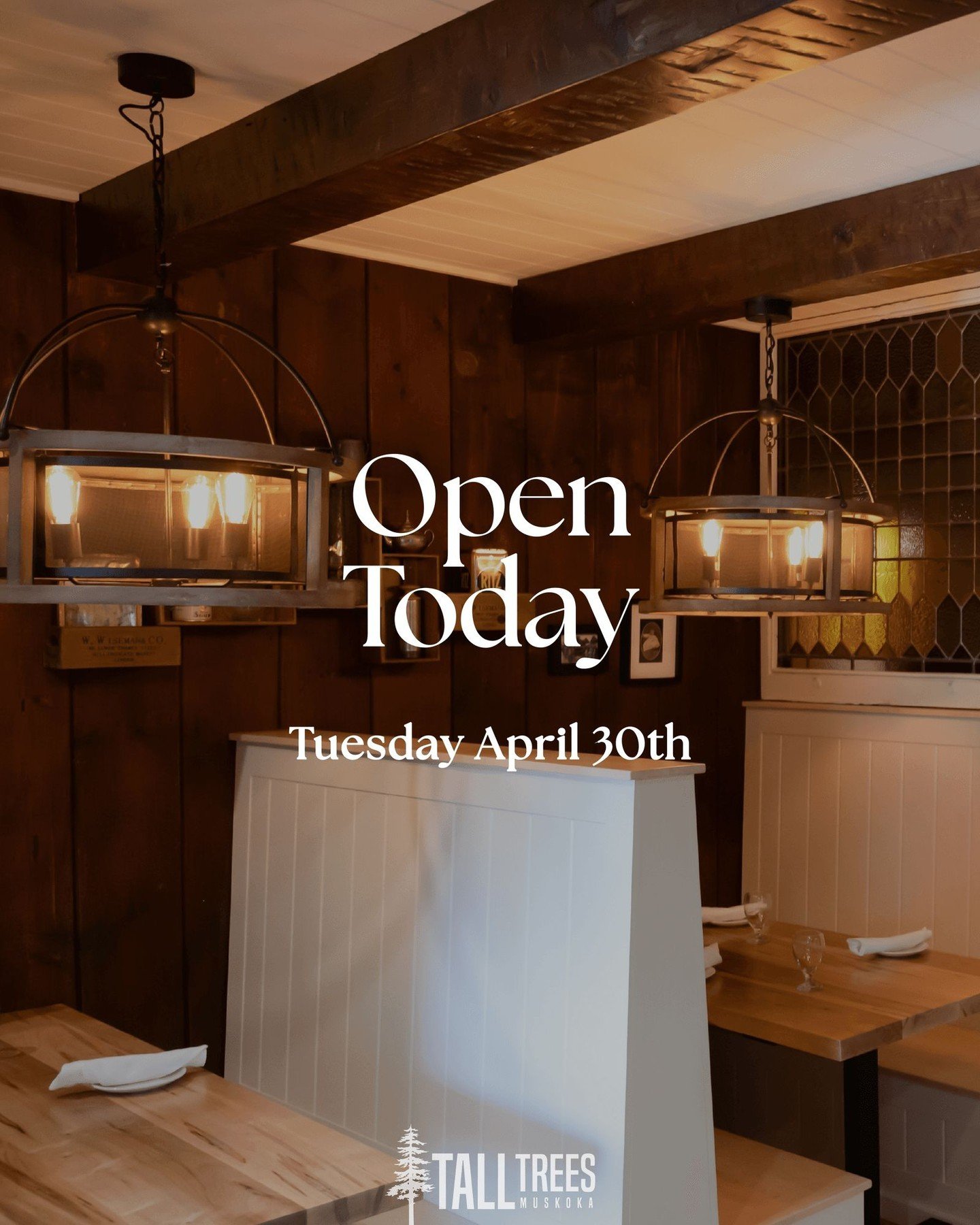 Dinner Summer — Tall Trees Restaurant Muskoka