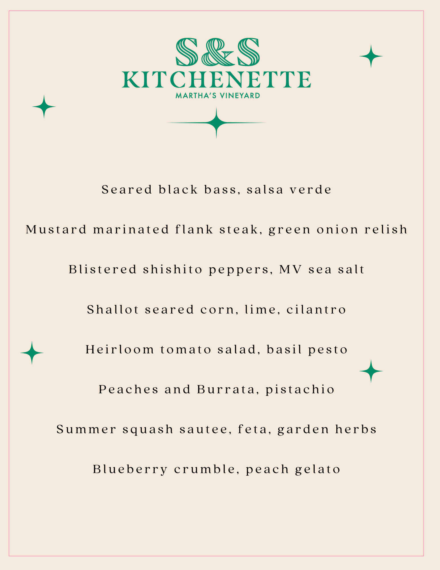 Our Food — S&S Kitchenette