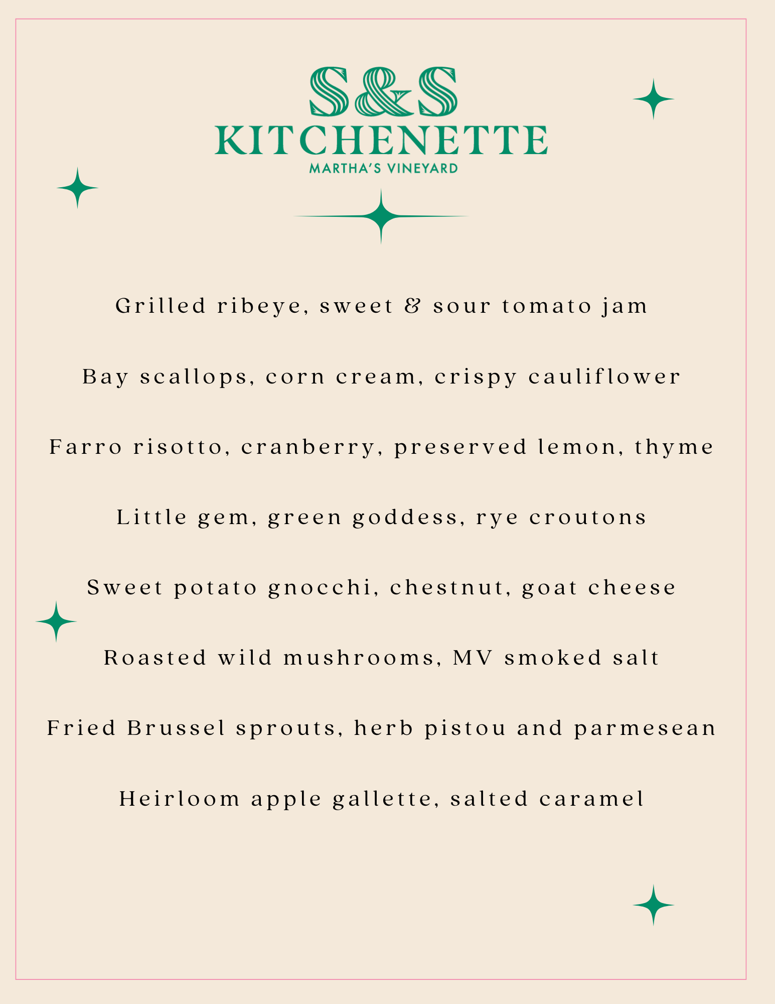 Our Food — S&S Kitchenette