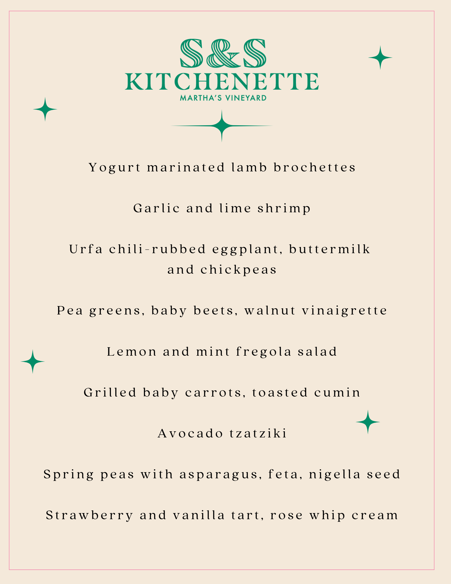 Our Food — S&S Kitchenette