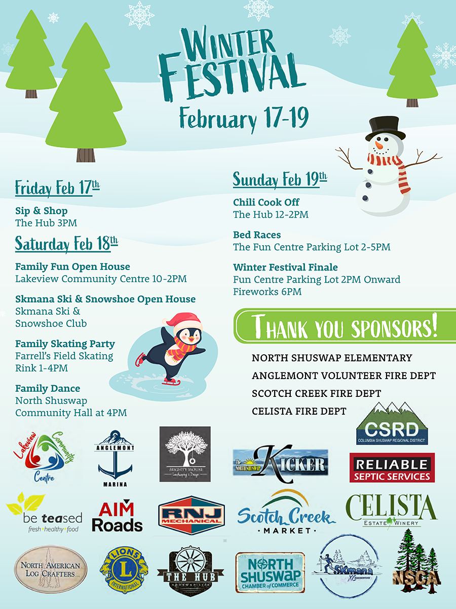 North Shuswap Winter Festival 2023 — North Shuswap Kicker