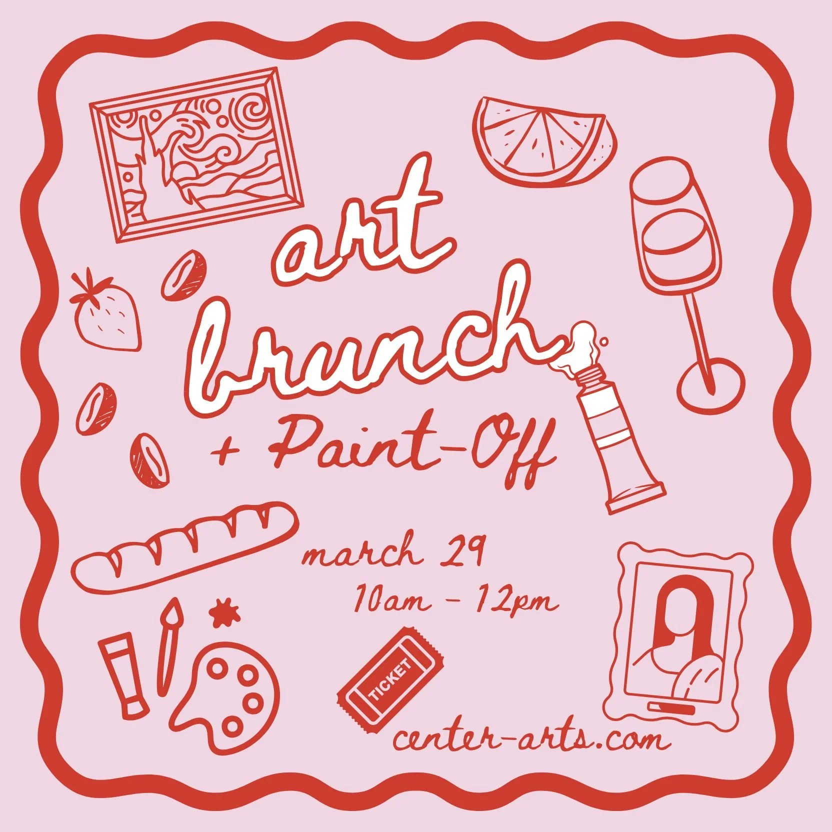 Art Brunch + Paint Off — Center for Contemporary Arts
