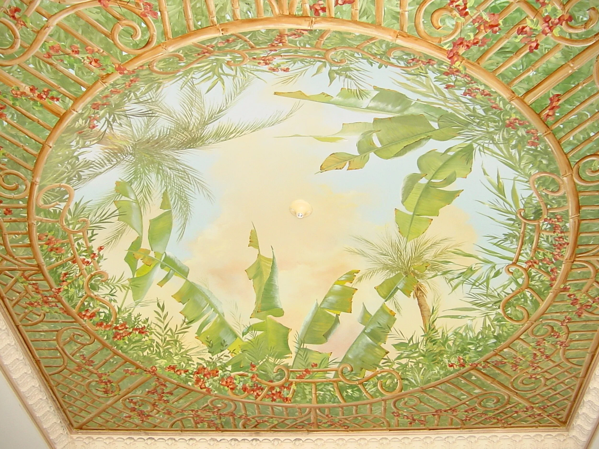 Residential Ceiling Murals of Sky Scenes | Pretorius Studio