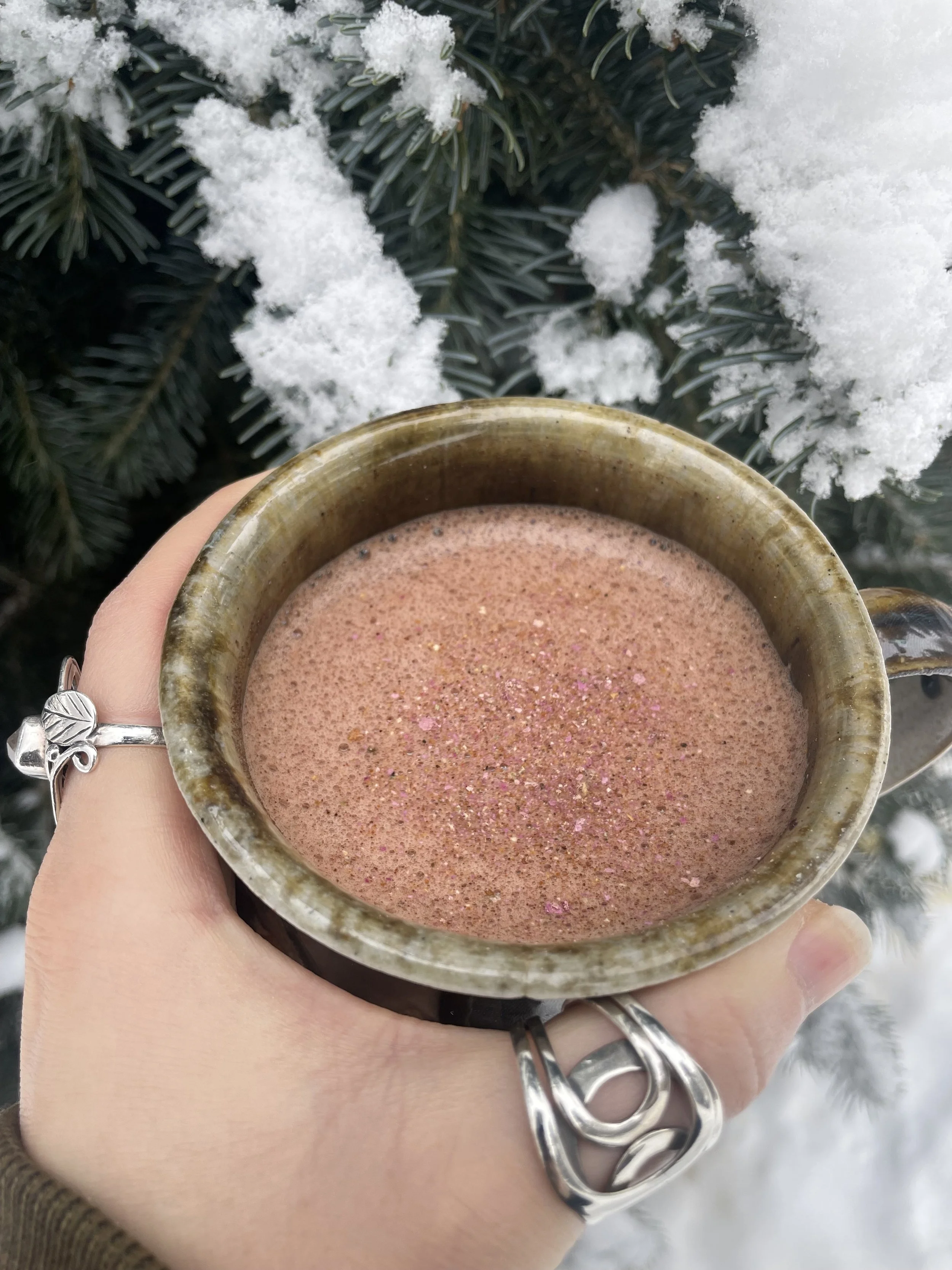 CEREMONIAL CACAO WITH CARDAMOM & ROSE — The Belden Witch