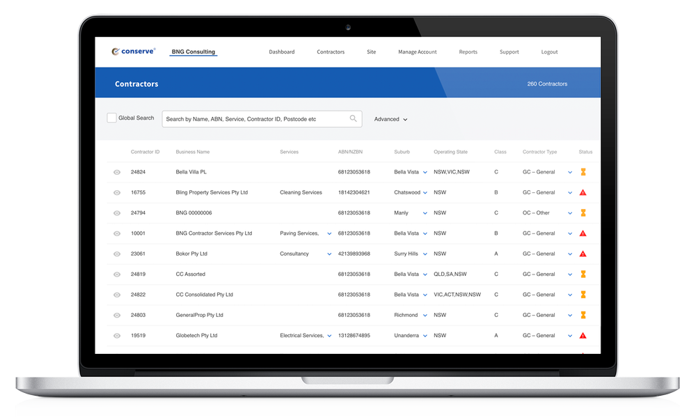 Conserve | Contractor compliance made easy.