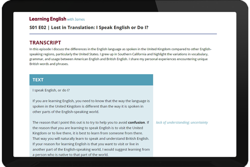 Free English Videos, Podcasts & Transcripts | Learning English