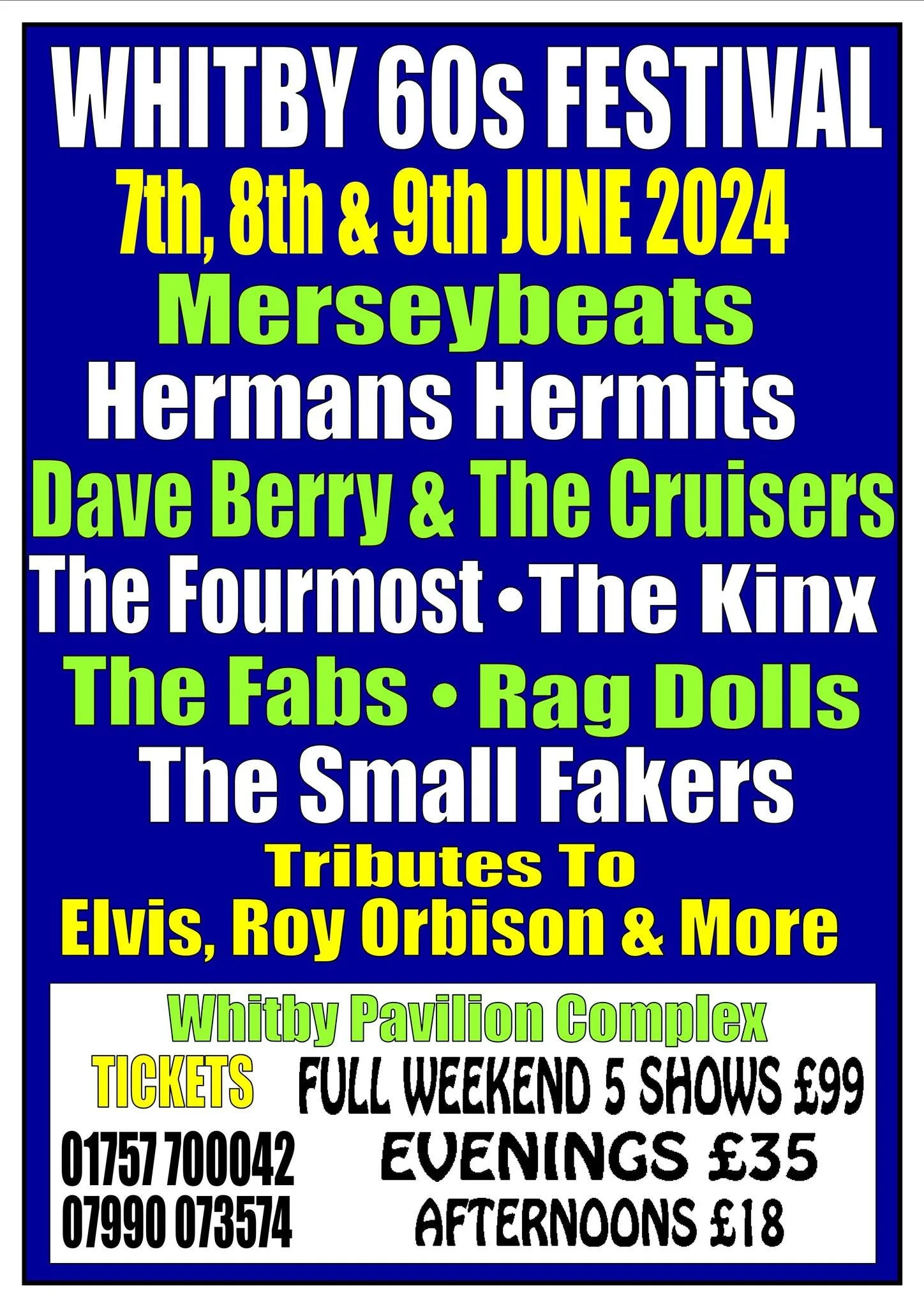 Whitby 60's Weekend 7th - 9th June 2024 | Events | Whitby Holiday Park