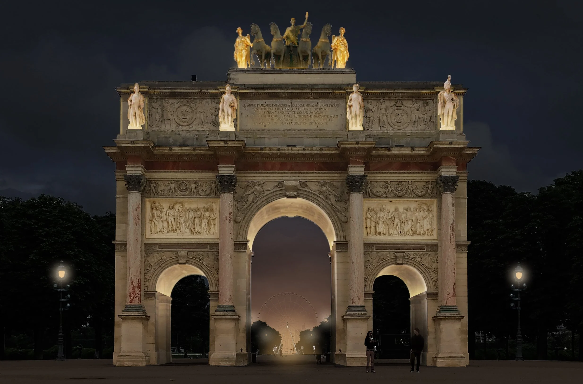Musée du Louvre - Arc du Carrousel — Agence Goutal