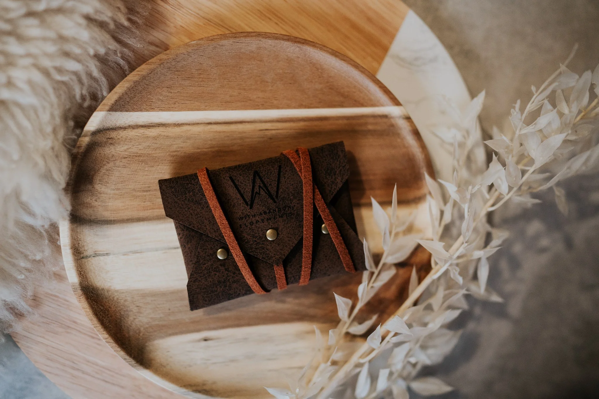 Faux Leather Suede USB Pouch | Layer + Soul