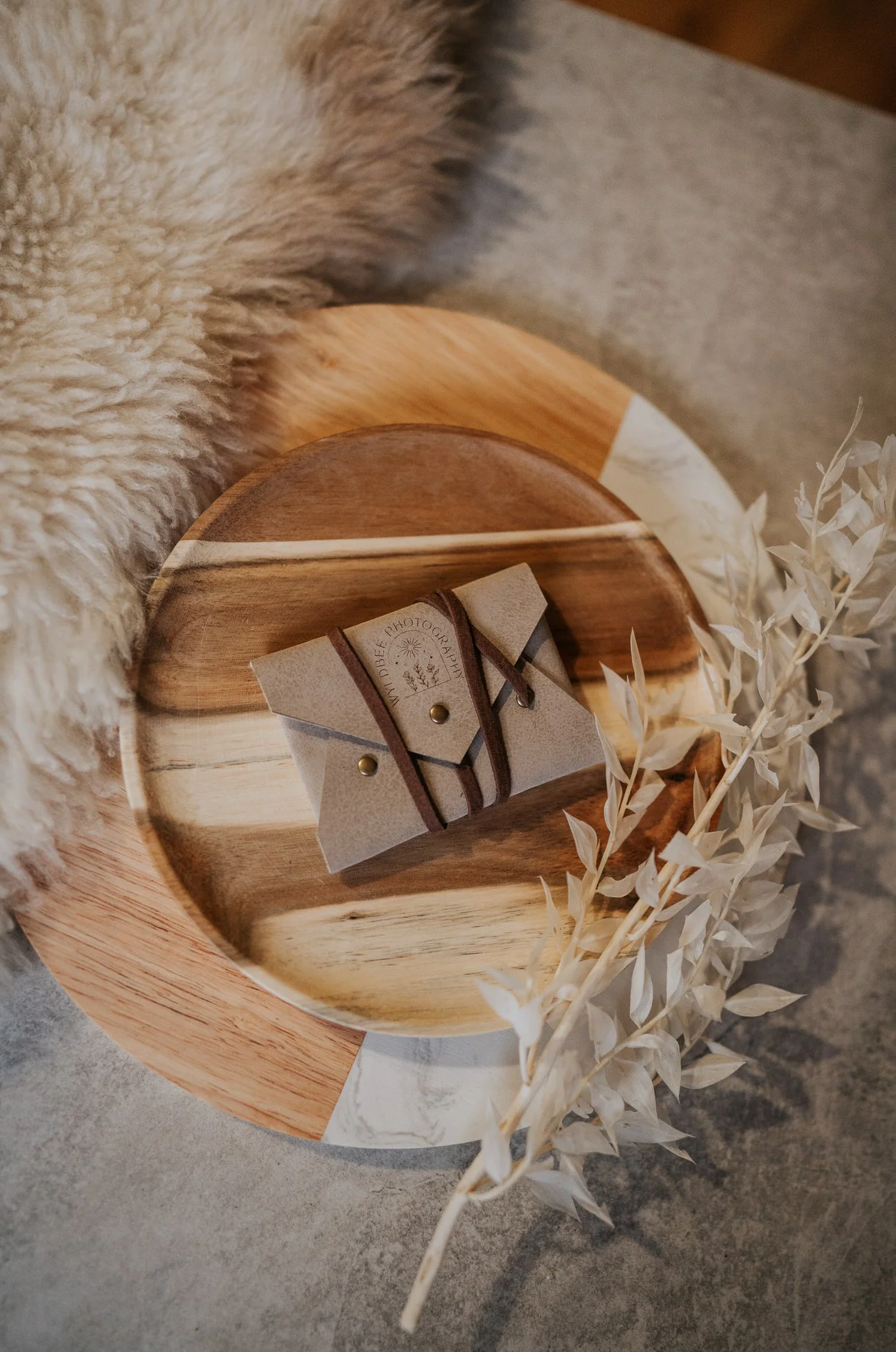 Faux Leather Suede USB Pouch | Layer + Soul