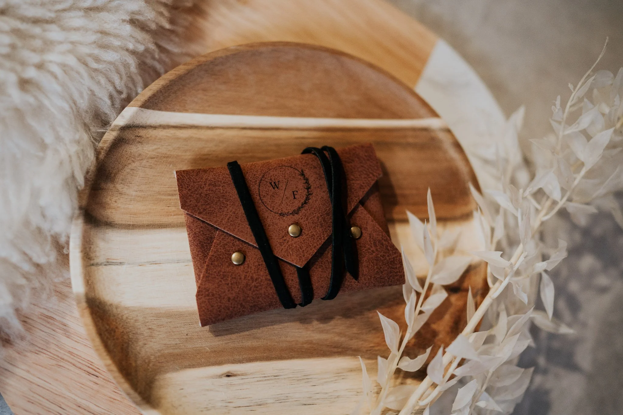 Faux Leather Suede USB Pouch | Layer + Soul