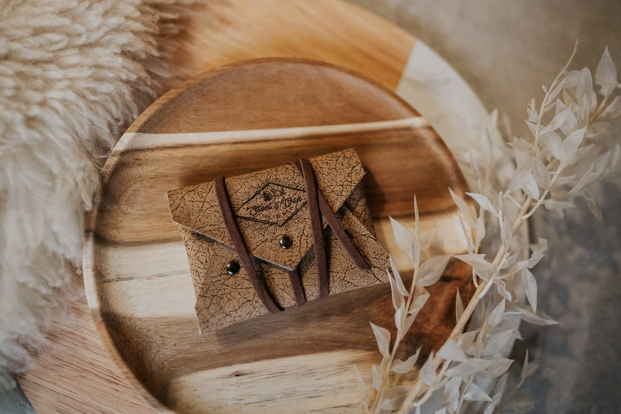 Faux Leather Suede USB Pouch | Layer + Soul