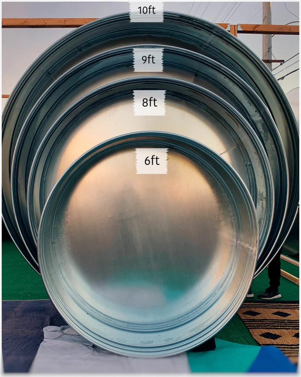 Large Galvanized Stock Tanks Stock Tank 80 Gallon Galvanized Round End