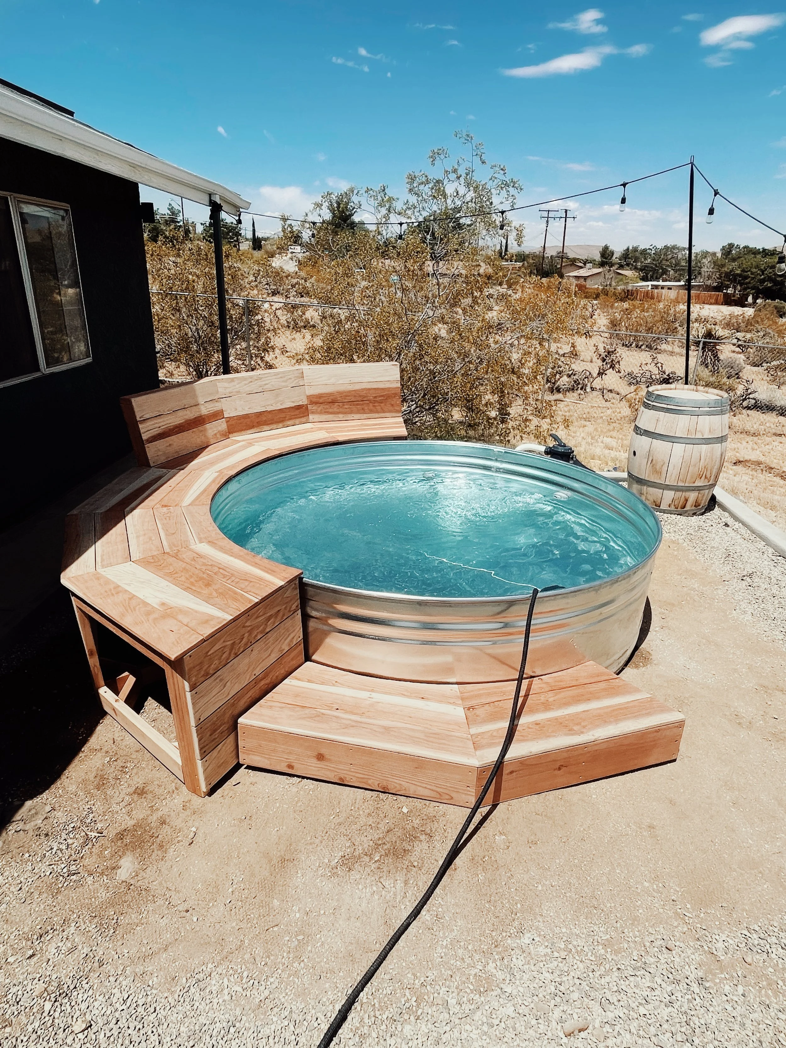 8ft Galvanized Livestock Water Tank 8ft Stock Tank Pool — Tipsy