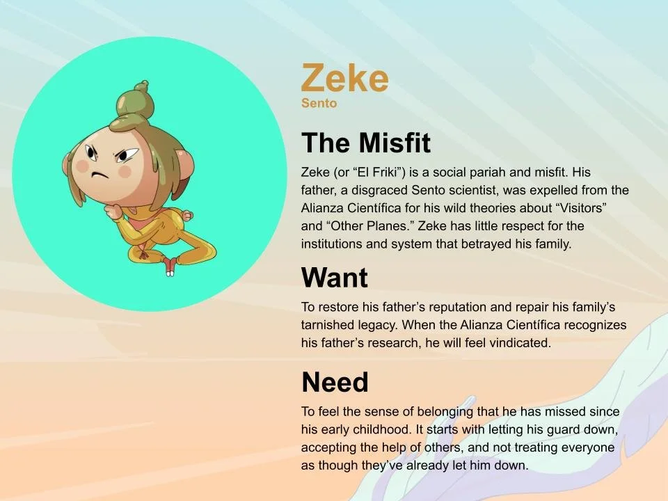 Character Development — Dan Clegg